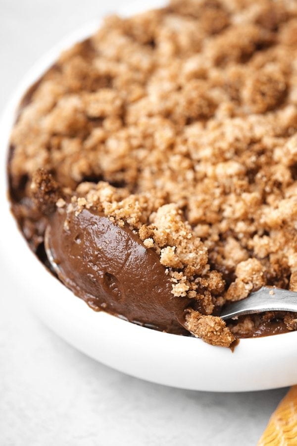 Crumble au chocolat sans gluten - Healthy Alie