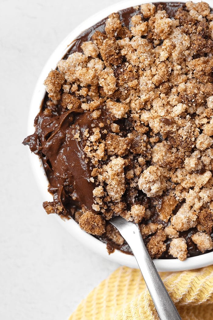 Crumble au chocolat sans gluten - Healthy Alie