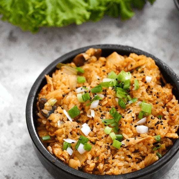 Riz frit au kimchi (kimchi bokkeumbap) rapide et facile - Healthy Alie