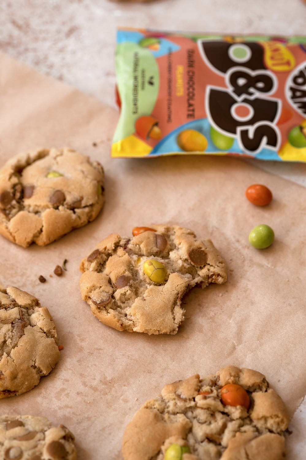 Cookies vegan M&Ms - Healthy Alie