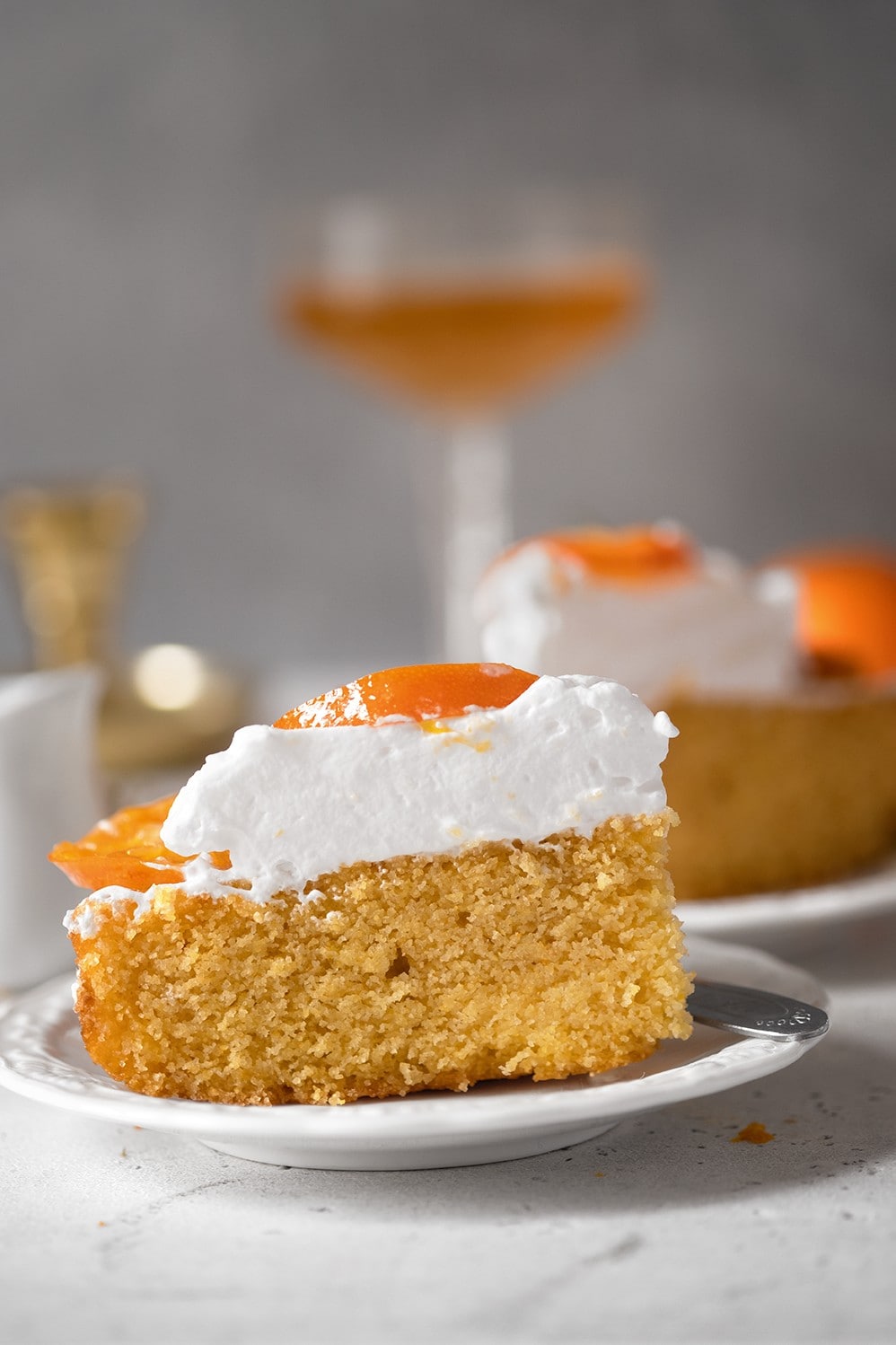 Gâteau de polenta vegan aux clémentines - Healthy Alie