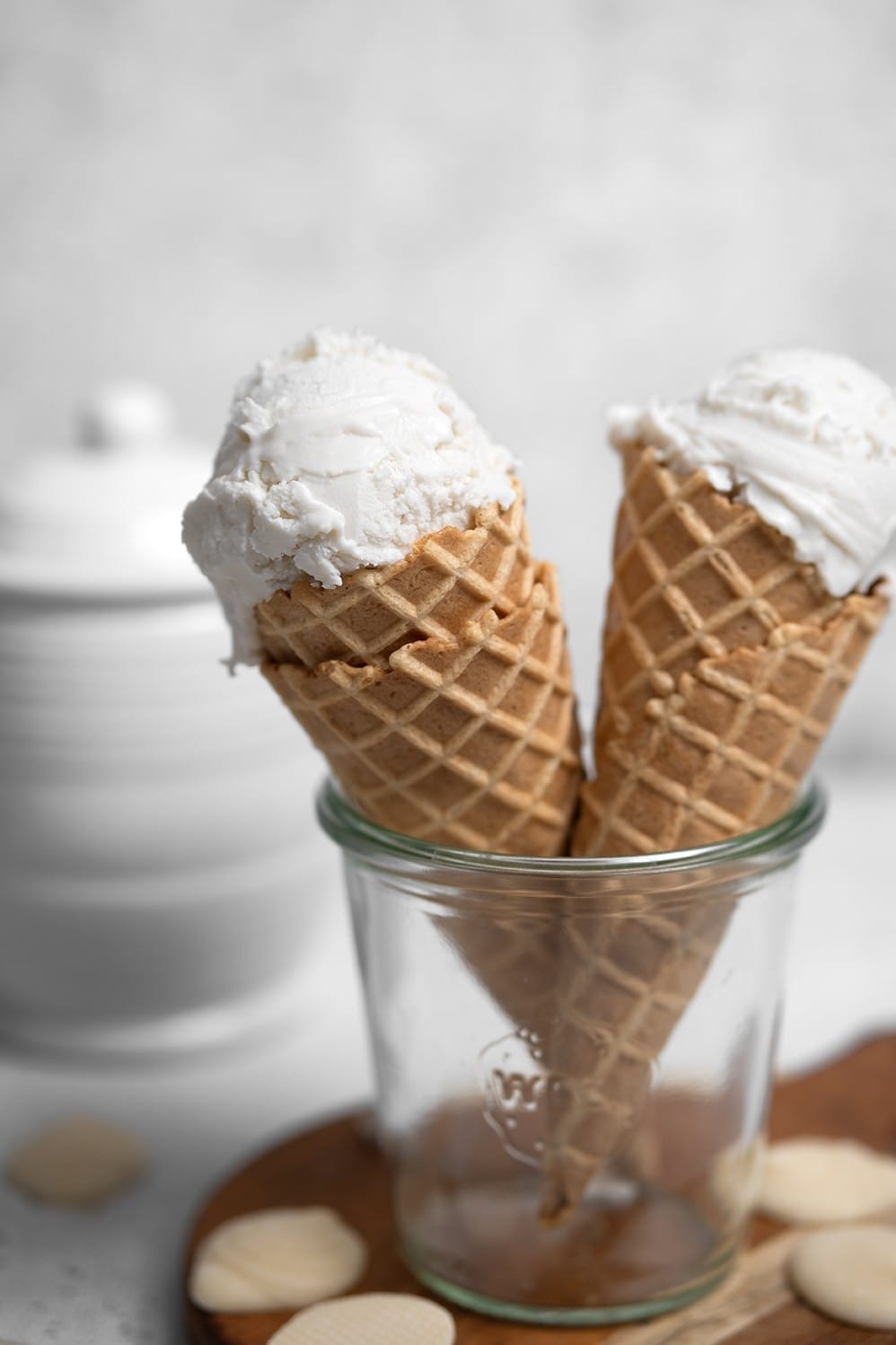 Glace vegan au chocolat blanc - Healthy Alie